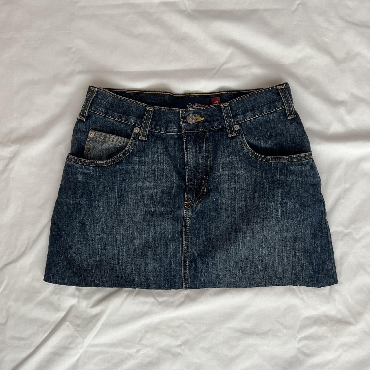 Roxy denim mini skirt •no flaws •closet staple •can... - Depop