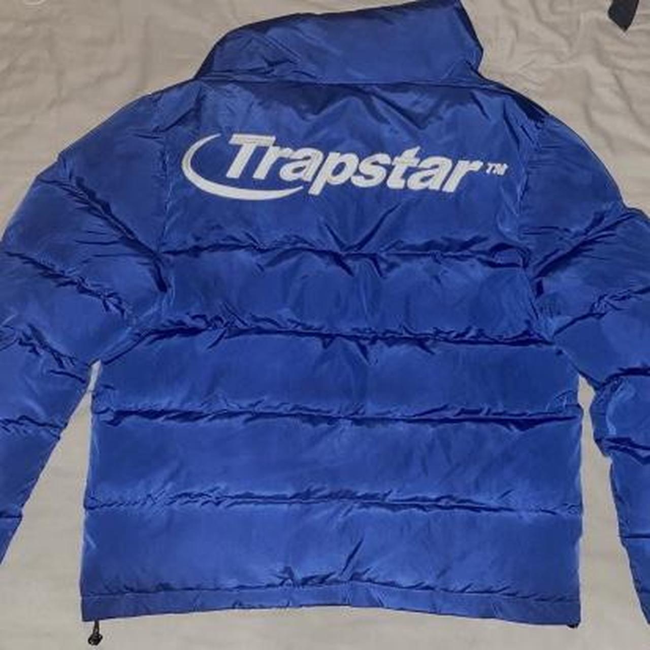 Blue Trapstar coat #pufferjacket #trapstar good... | Depop