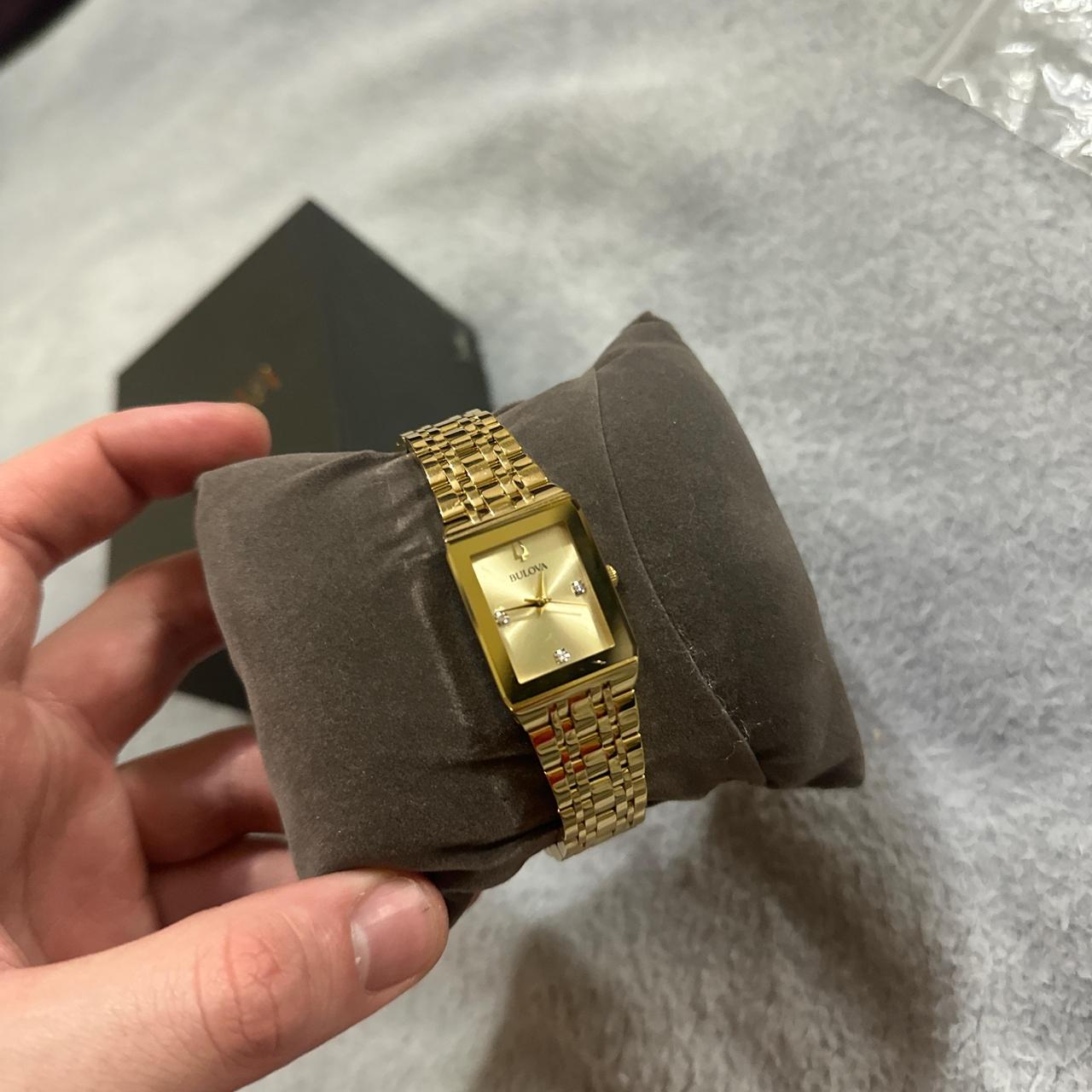 Bulova watch Gold finish stainless steel Brand new... | Depop