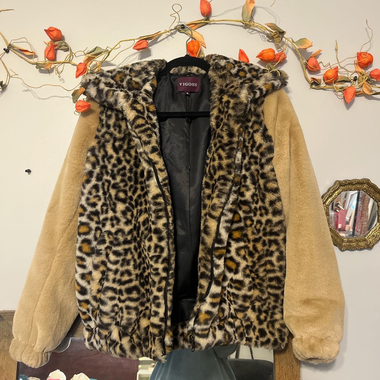 Vigoss brand leopard print jacket - Depop