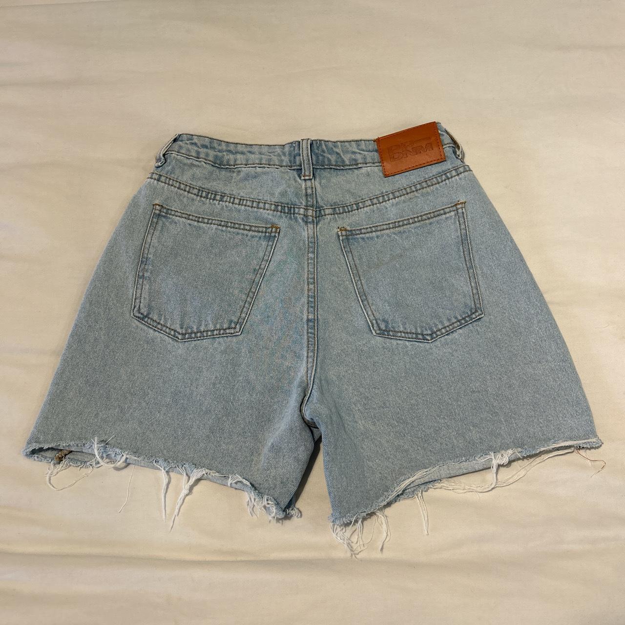 Princess Polly high waisted denim shorts - Depop