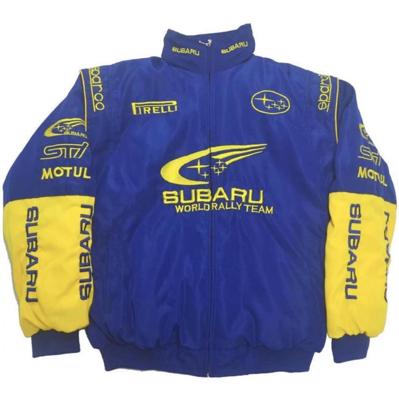 -Vintage F1 Subaru Racing Jacket -In perfect... - Depop