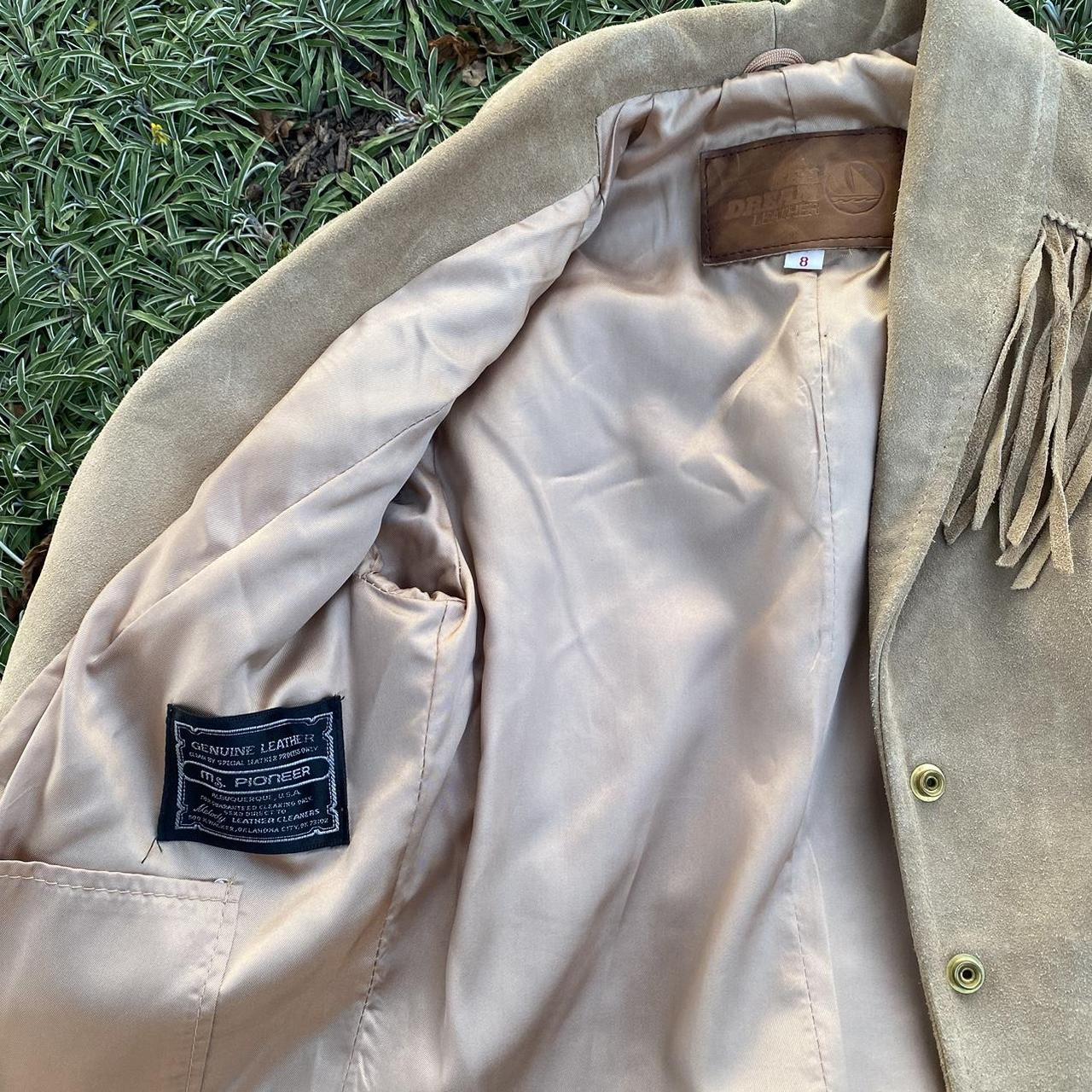 Vintage 70s Sea Dream leather tassel jacket. Super... - Depop