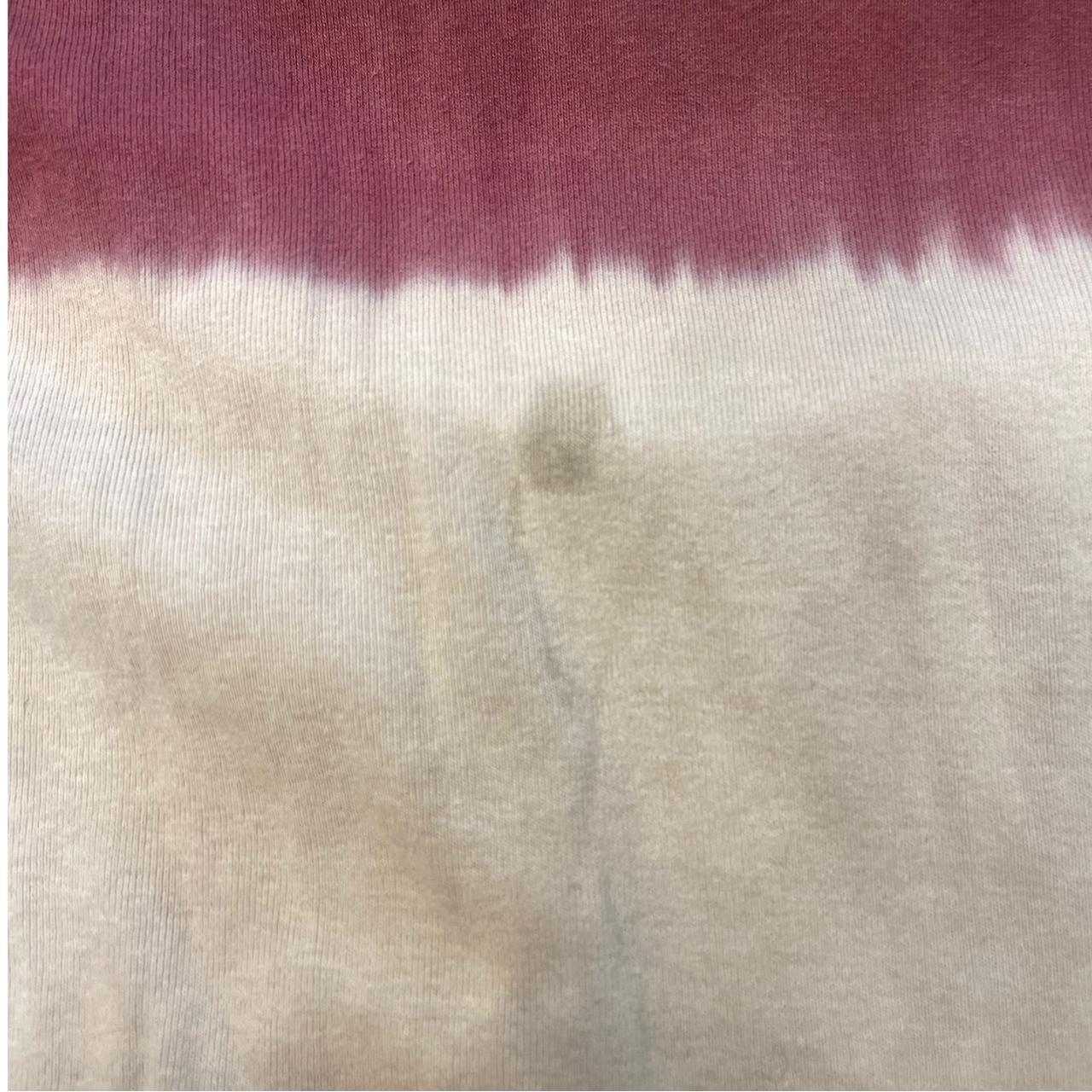 Maroon too white gradient, tie-dye maxi dress. Has a... - Depop