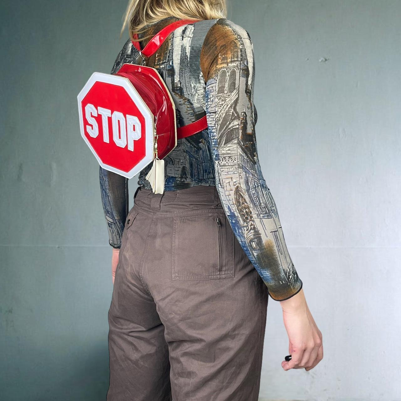 Iconic Stop Sign Bag 🔥 - Vintage Y2K campy/kitsch... - Depop