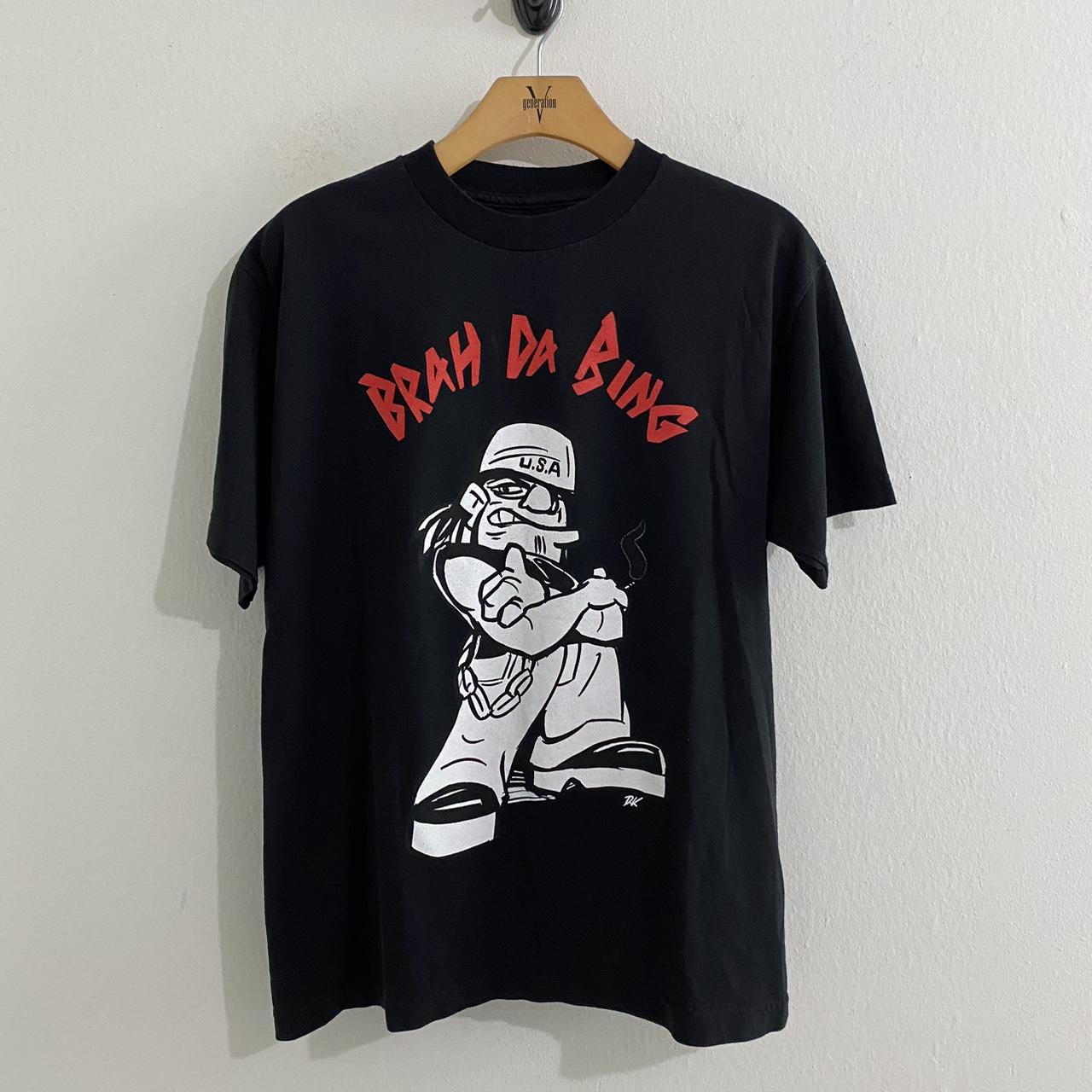 Island 🏝️ Style Brah Da Bing, Brah Da Boom 🤯 AOP... - Depop