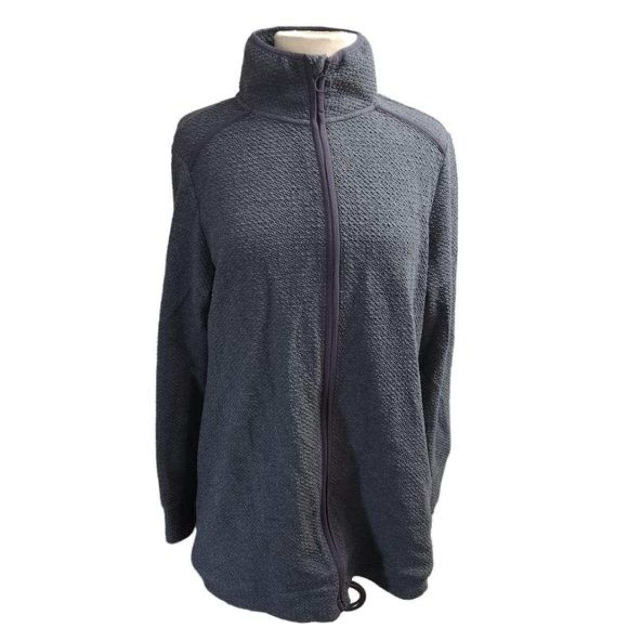 Avia Large Oversized Long Gray Full Zip... - Depop