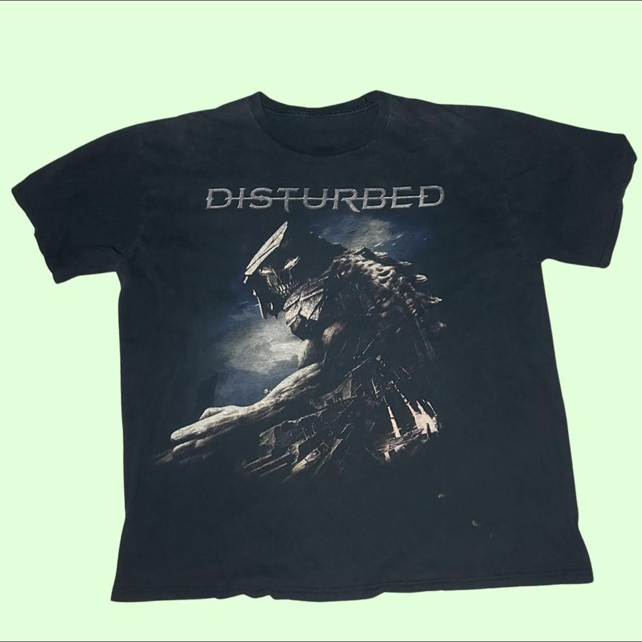 Band tee. Disturbed monster rock metal band tee... - Depop