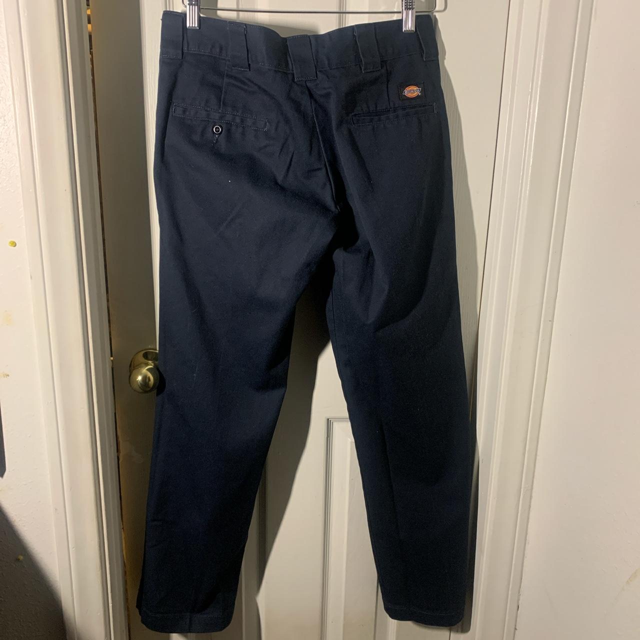 Dickies Slim Fit Navy Size 32 x 30 In great... - Depop