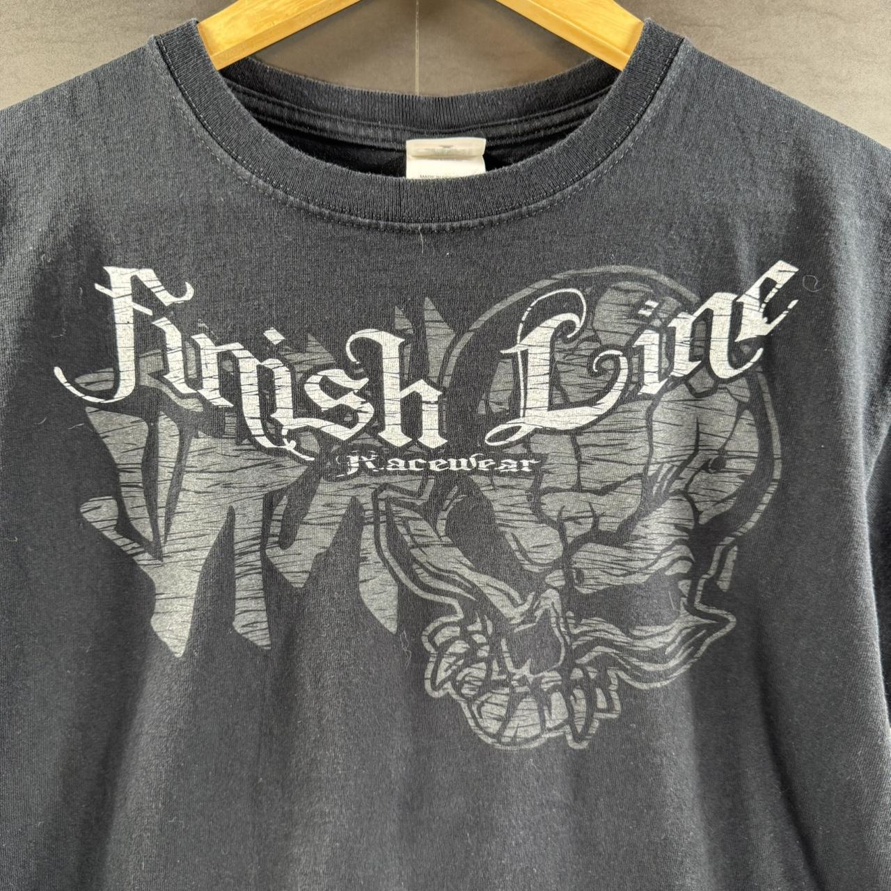 y2k Finish Line Racewear “If you ain’t first you’re... | Depop