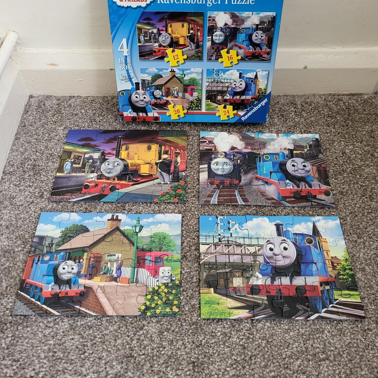 Thomas the Tank Engine & Friends 4 in 1 puzzle from... - Depop