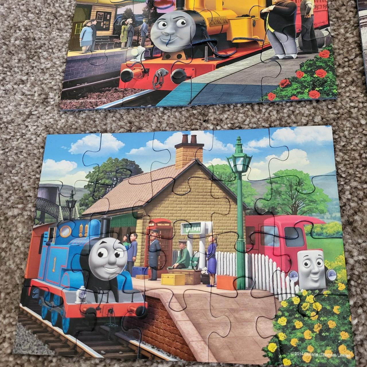 Thomas the Tank Engine & Friends 4 in 1 puzzle from... - Depop