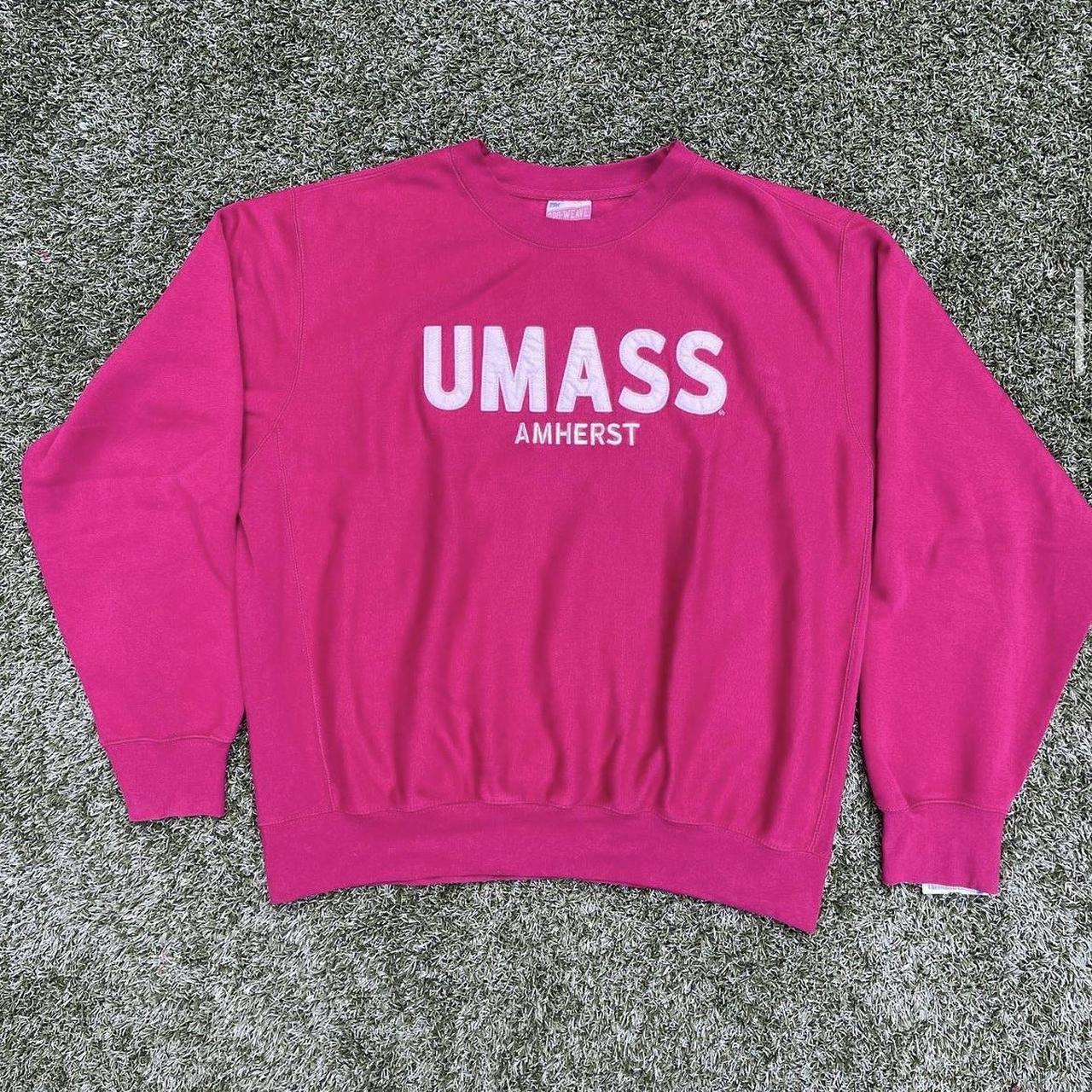 UMASS Crewneck *see second picture for real color... - Depop