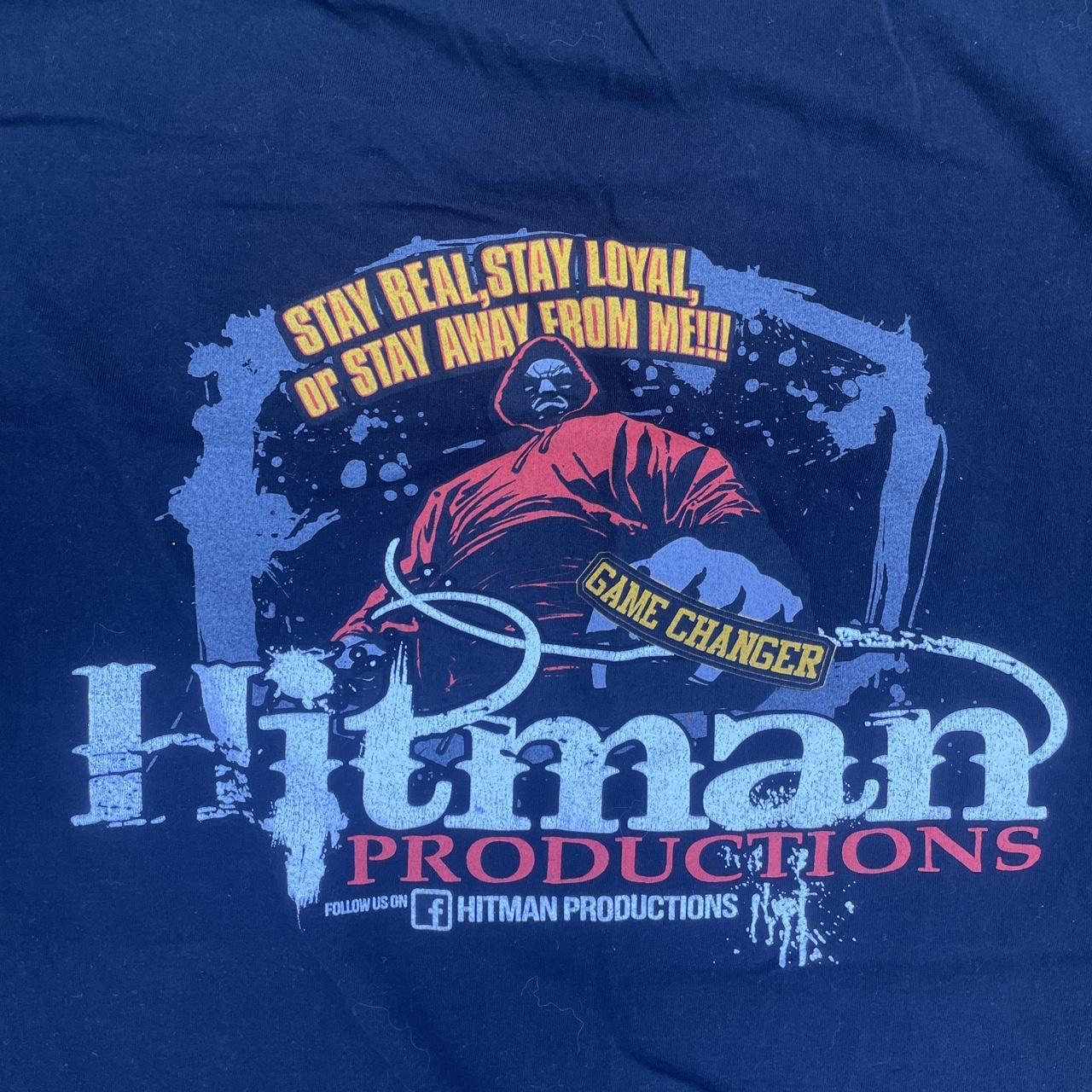 Hitman Racing and Productions Graphic Tee -Size: L... - Depop