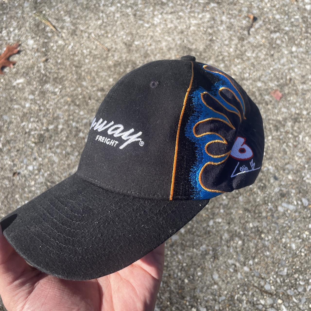 Conway Racing Blue Flame Hat -Size: Adjustable... - Depop