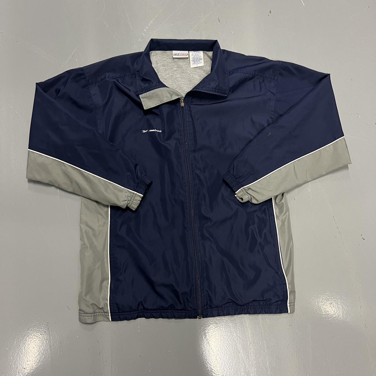 Early 2000’s Reebok Fullzip -Size: M -Measurements... - Depop