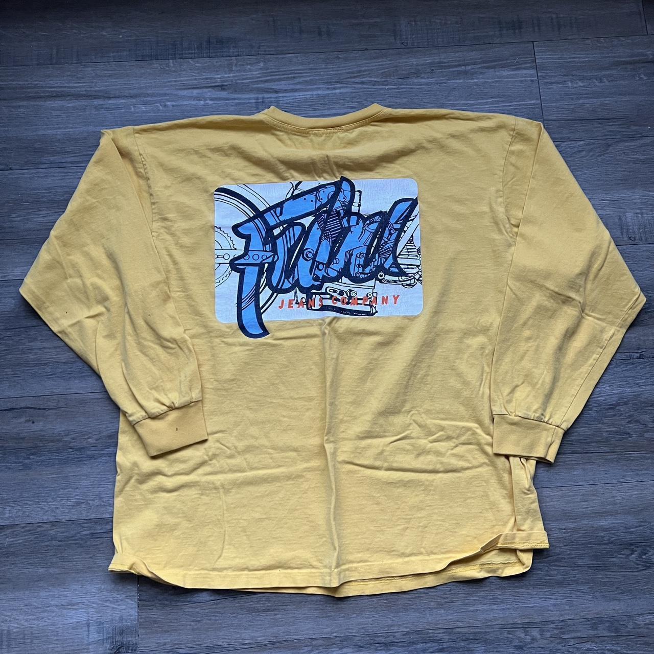 Y2K Fubu Longsleeve Tee Made in USA -Size:... - Depop