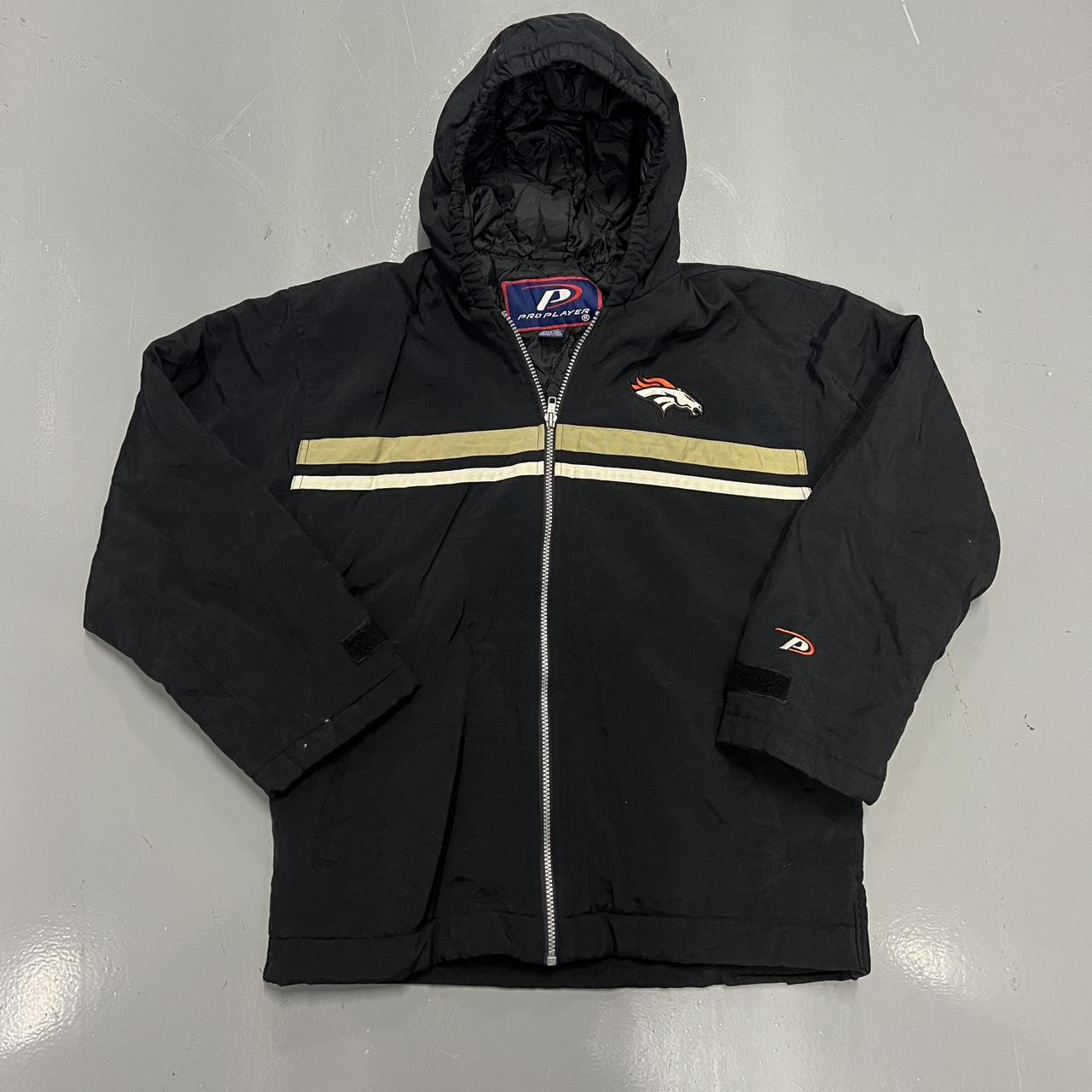 Broncos Pro Player Jacket -Size: tagged L looks... - Depop