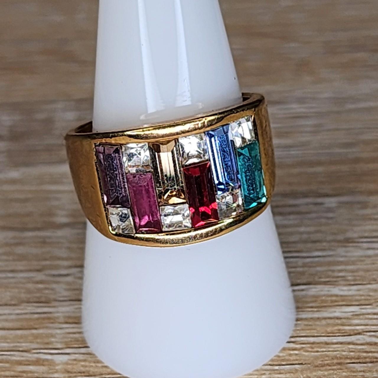 Costume Jewelry Ring - Fun Jewlery - Big Ring - Size... | Depop