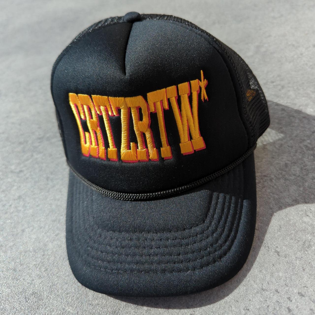 ️ Corteiz CRTZRTW Trucker Hat Cap ️Colour: Black... - Depop