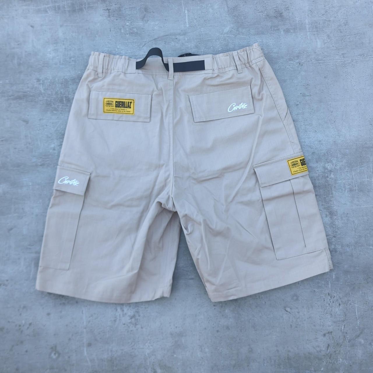 ️ Corteiz Combat Alcatraz Guerillaz 21' Cargo Shorts... - Depop