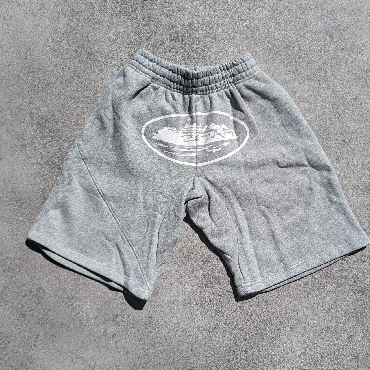 ️ Corteiz Cargo Shorts ️Colour: Grey White ... - Depop