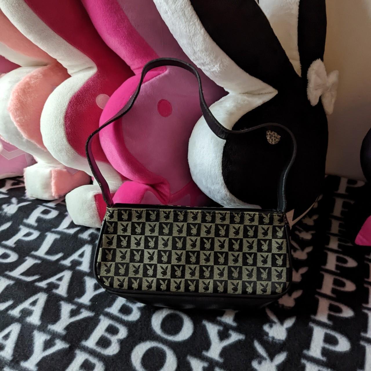 playboy monogram purse about a ft across click... - Depop