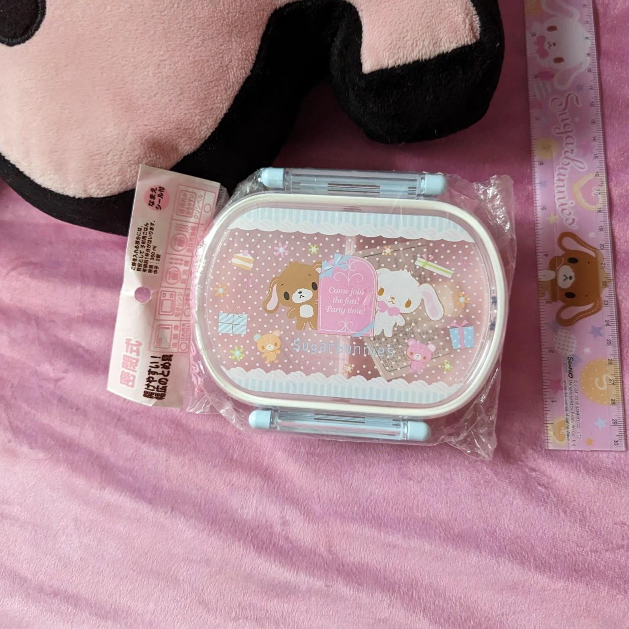 sanrio sugar bunnies small snack storage box 🥨😋 /... - Depop
