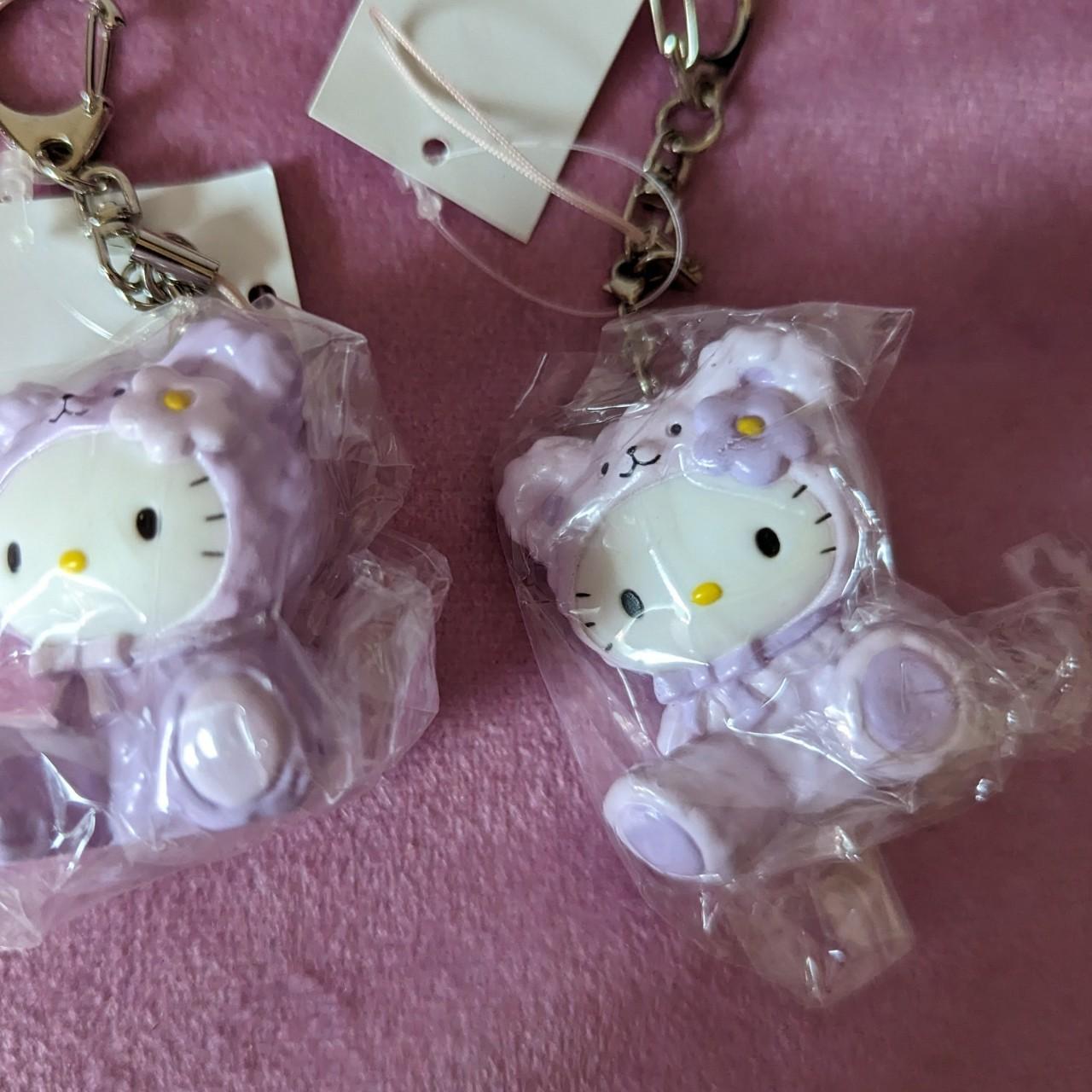 hello kitty 2004 teddy bear keychain around 1.5/2... - Depop