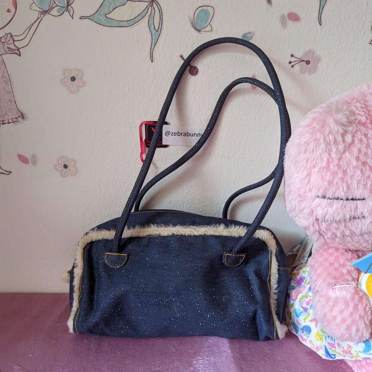 Hello Kitty 2002 denim purse / bag great overall... - Depop