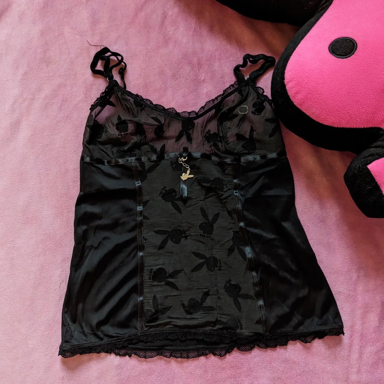 playboy playmate intimates tank top delicate lacey... - Depop