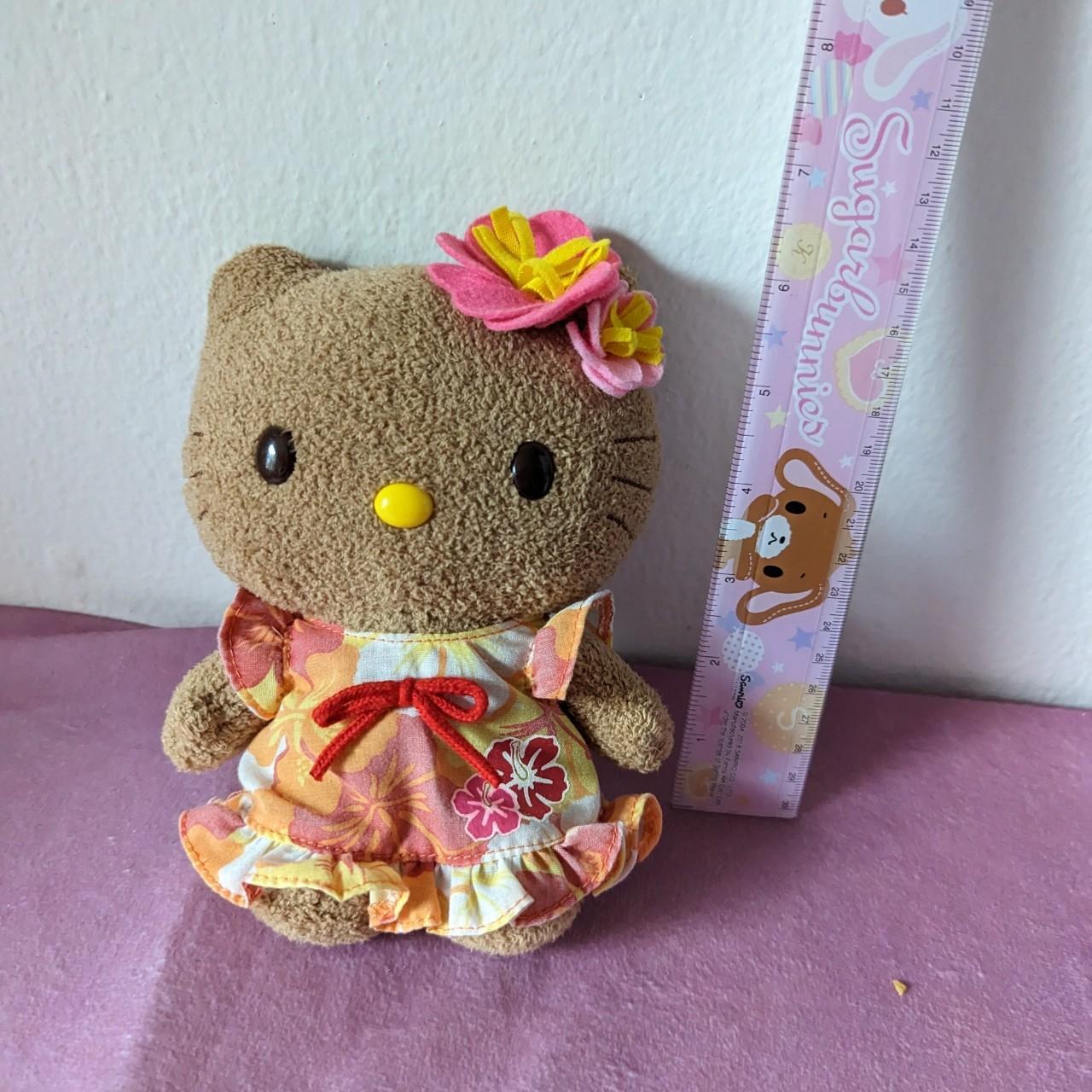 hello kitty plush 2005 tan kitty approx 6 inch... - Depop