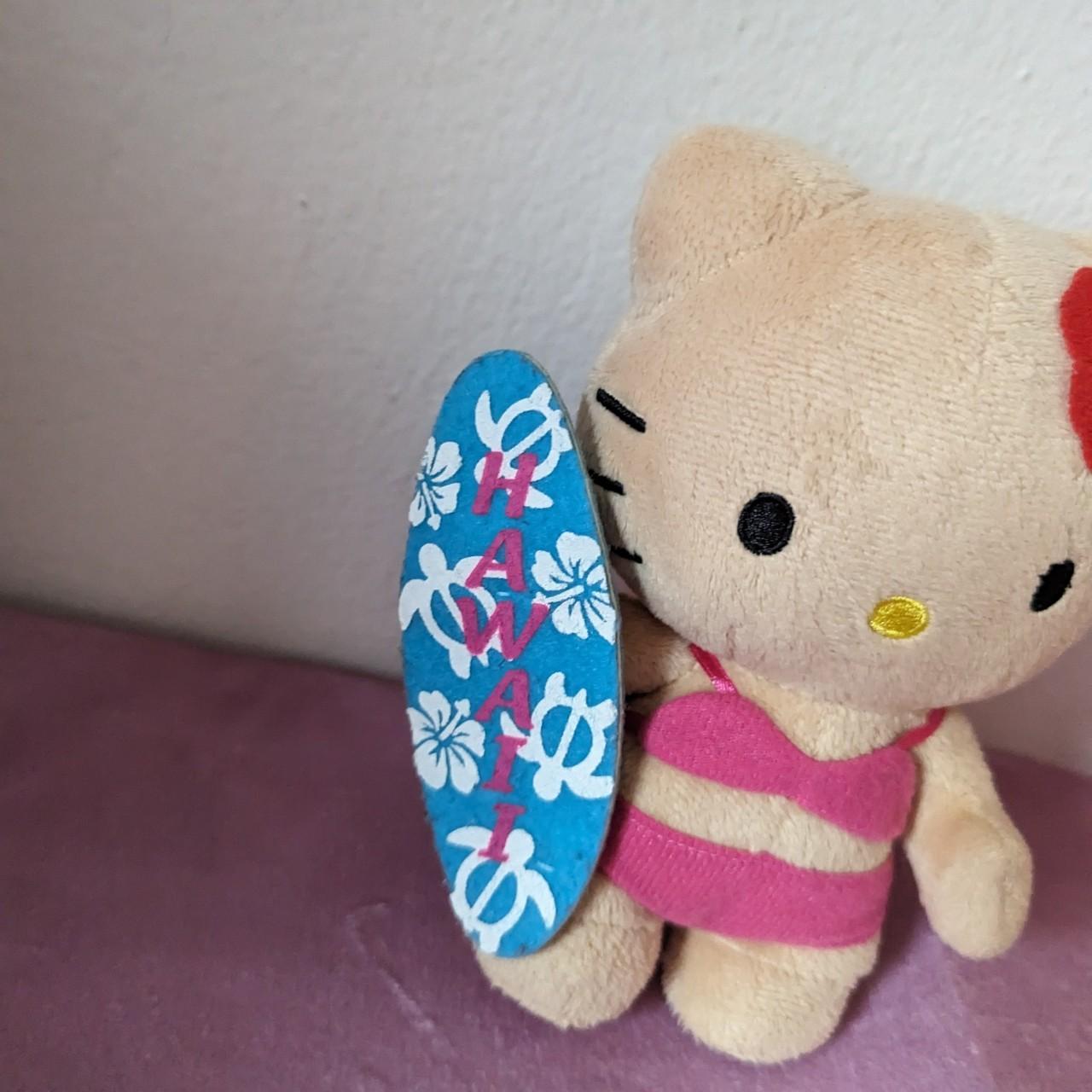 hello kitty hawaii plush approx 5 inch tag is faded... - Depop