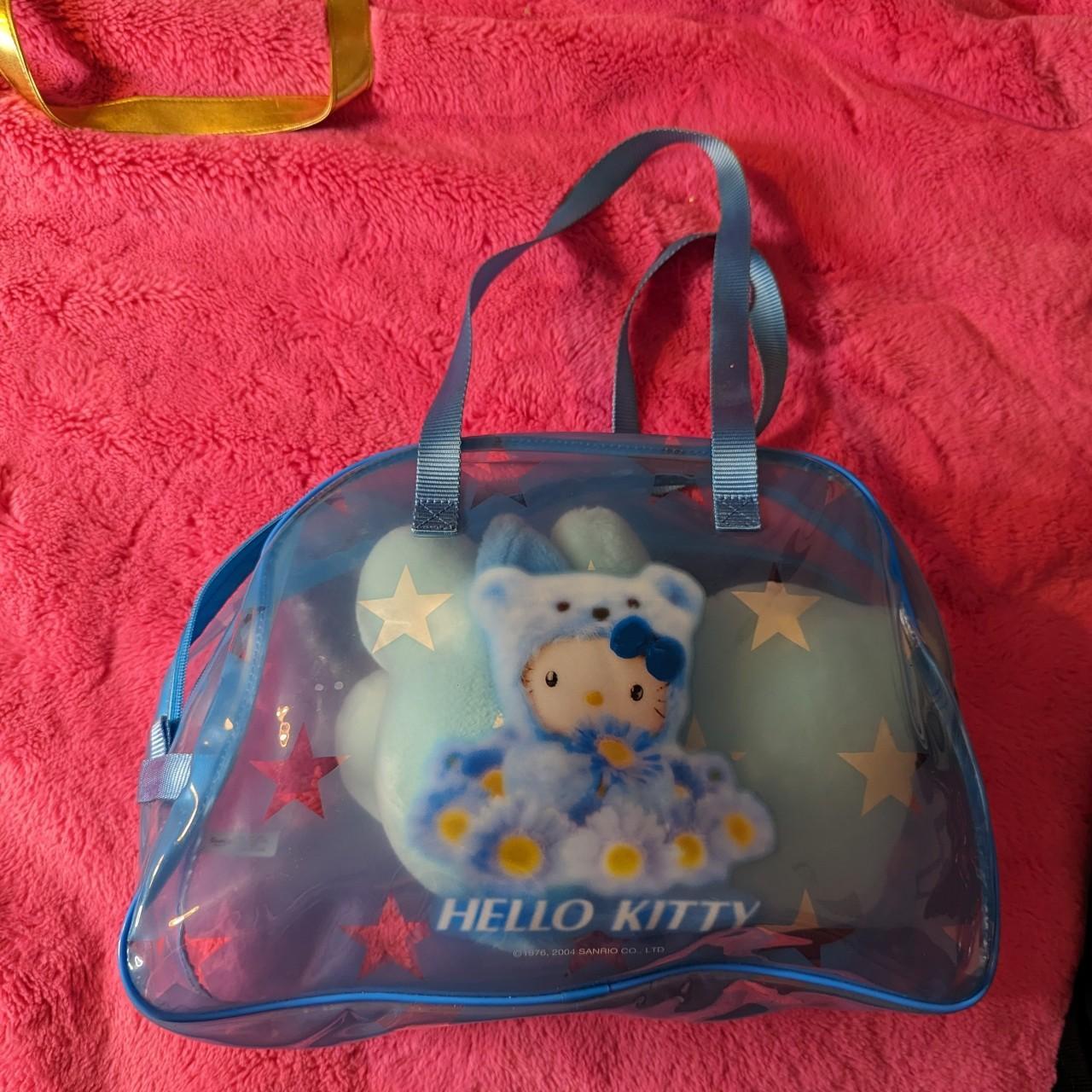 hello kitty 2004 bag purse transparent about 15... - Depop