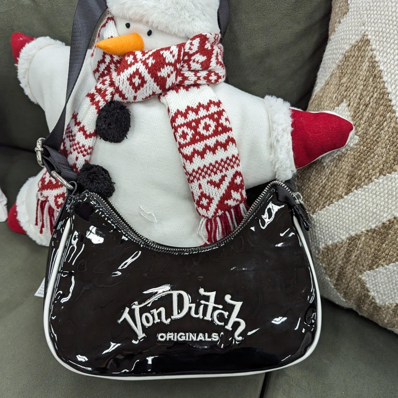 von dutch black shoulder bag / purse... - Depop