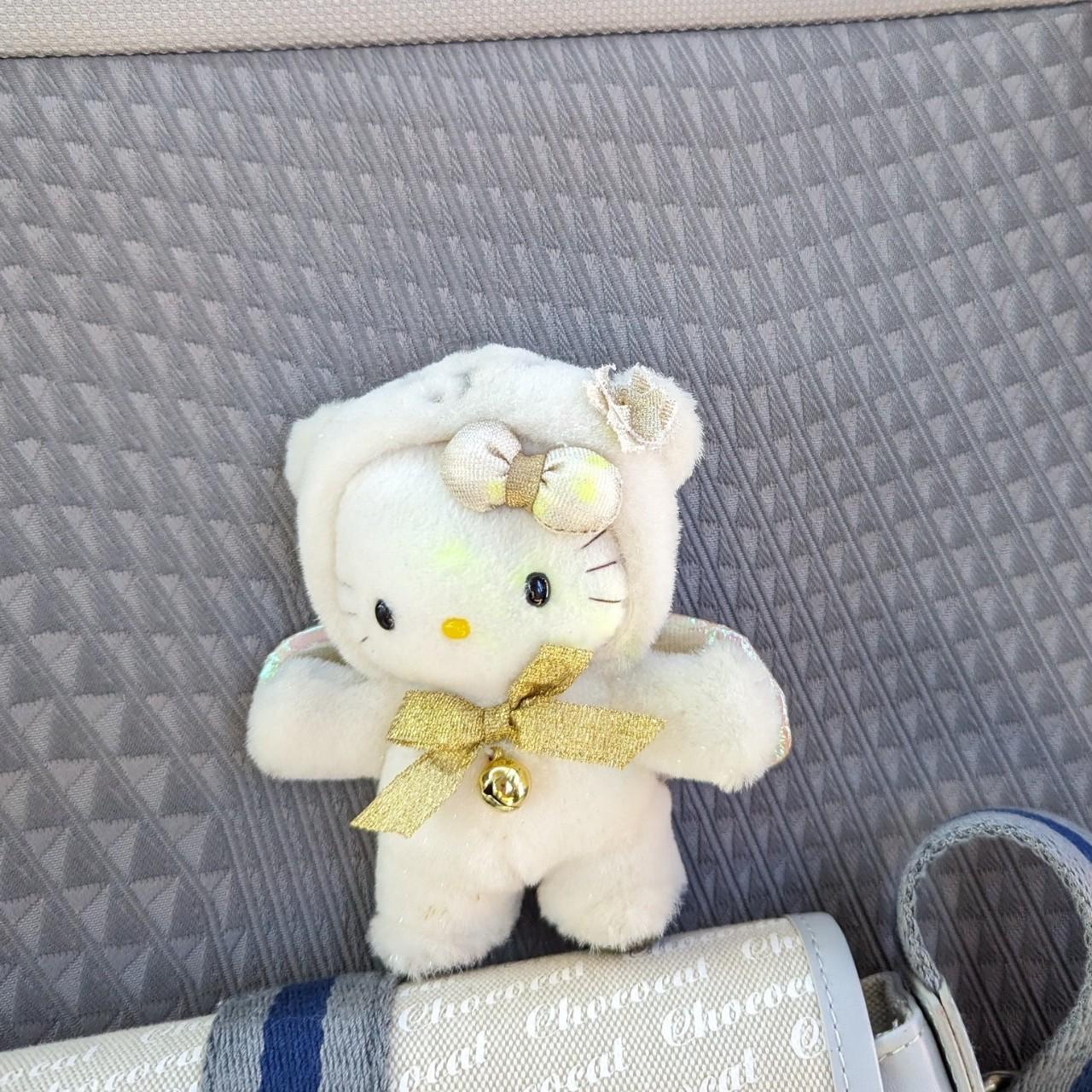 hello kitty teddy bear plush keychain has... - Depop