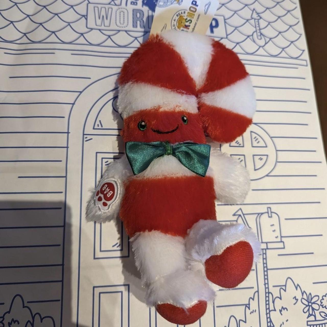 build a bear candy cane plush #zebrabunnyadopt I... - Depop
