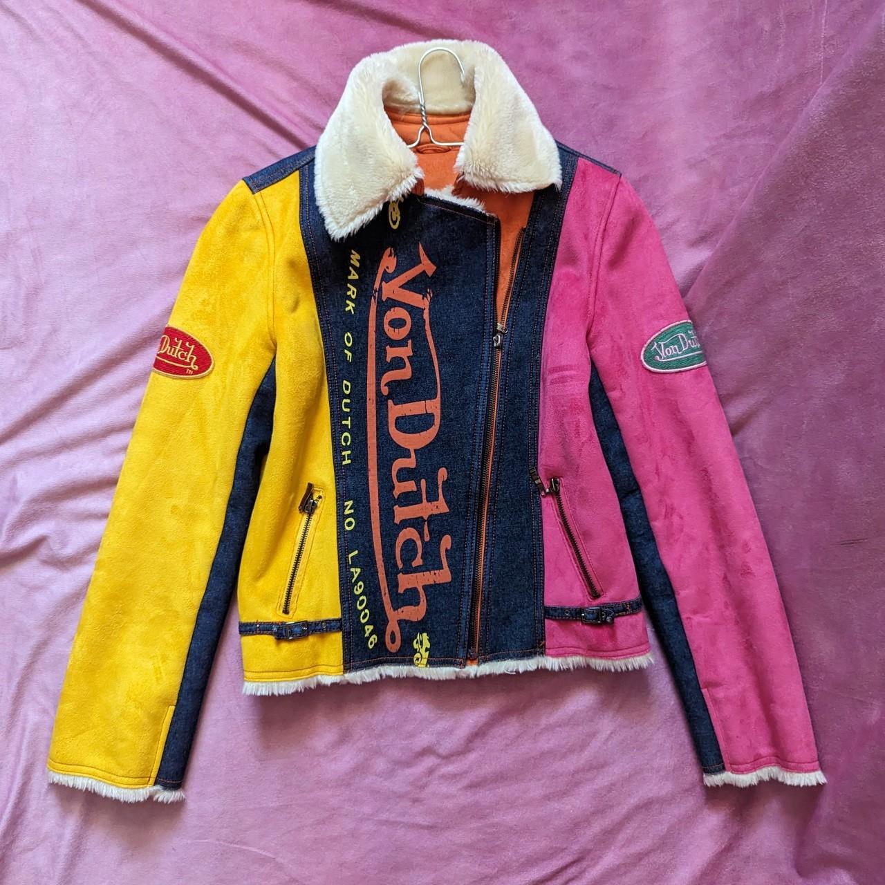 Von dutch jacket tag cut off estimated s/m (smaller... - Depop