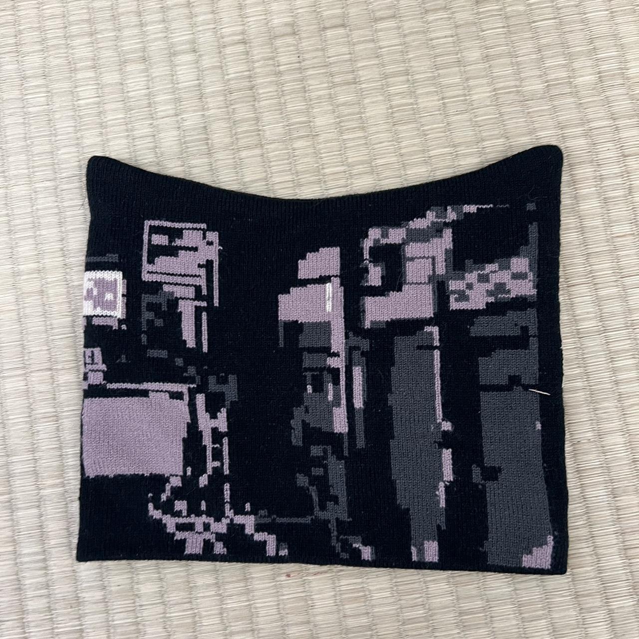 serial experiments lain cat ear beanie from layer... - Depop