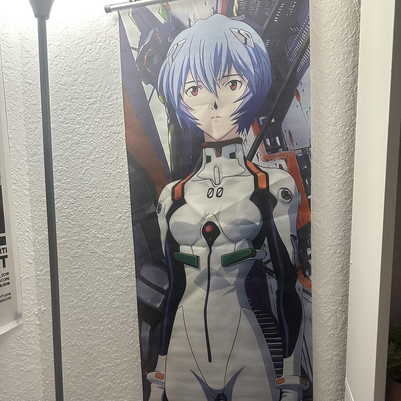 rei ayanami banner one of the little plastic things... - Depop