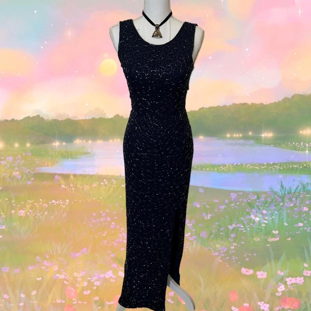 Y2k 90s Mermaidcore Ariel sparkly beaded embroidered... - Depop