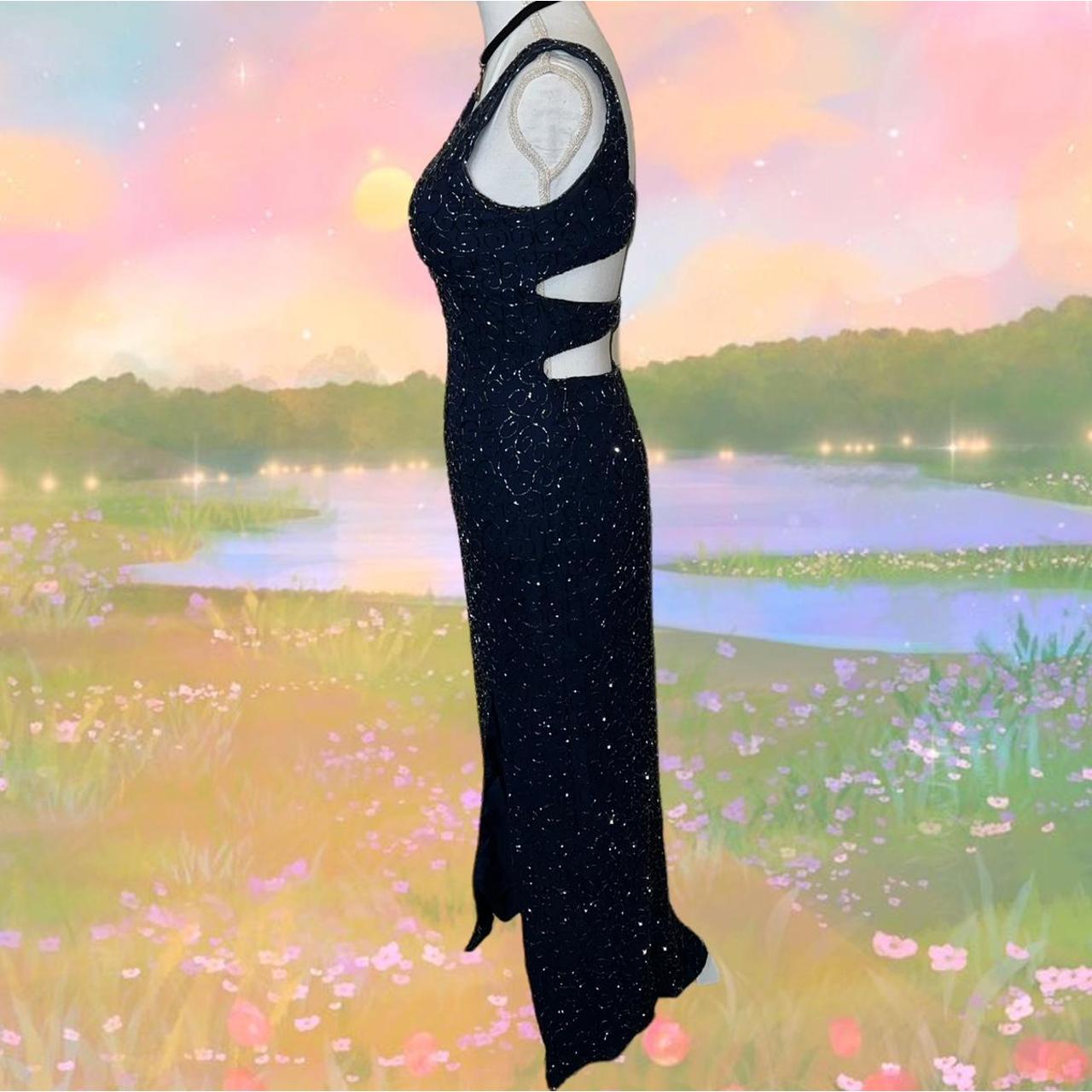 Y2k 90s Mermaidcore Ariel sparkly beaded embroidered... - Depop