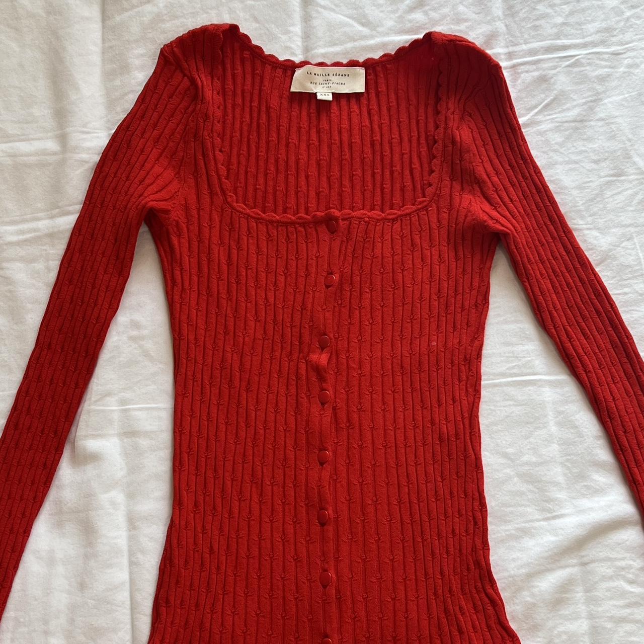 Sézane Ambroise Cardigan - Long sleeve knit -... - Depop