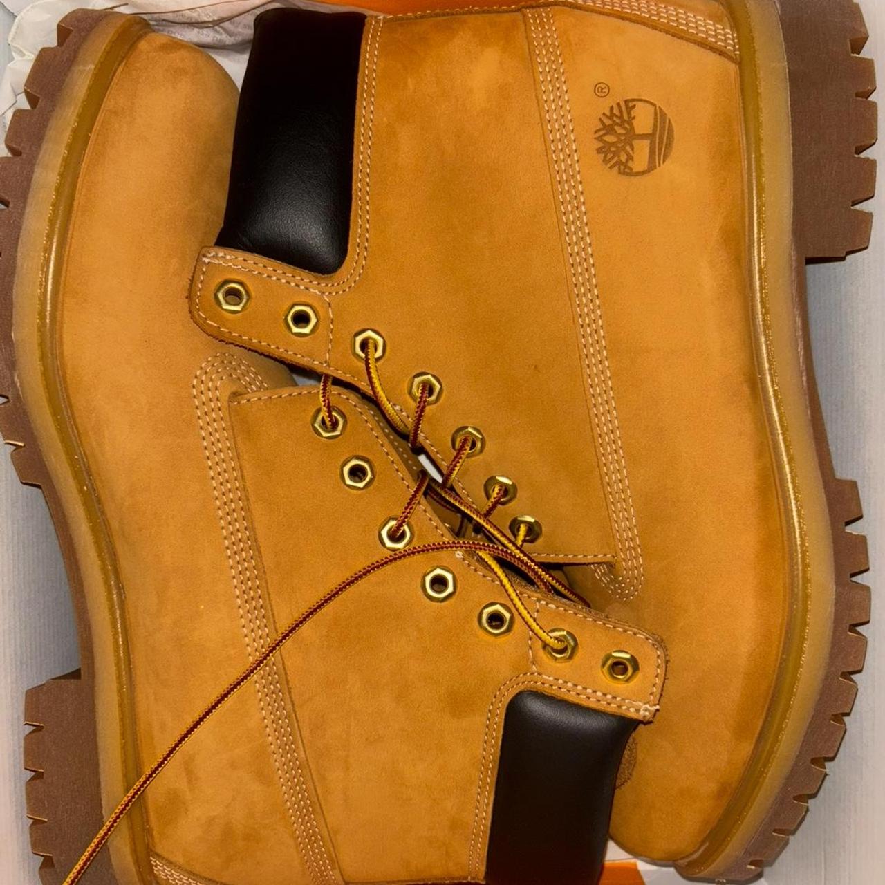 Tan Timberland 6 inch boots #TimberlandBoots | Depop