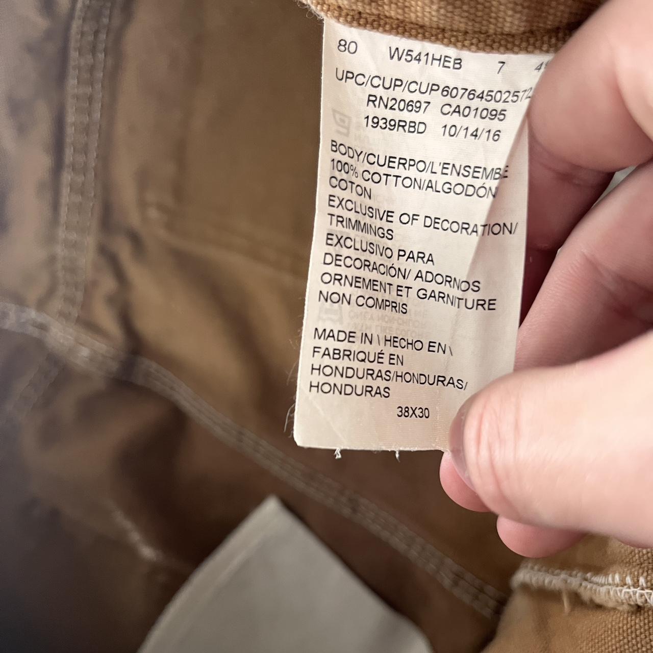 Baggy Loose fit tan dickies workwear carpenter... - Depop