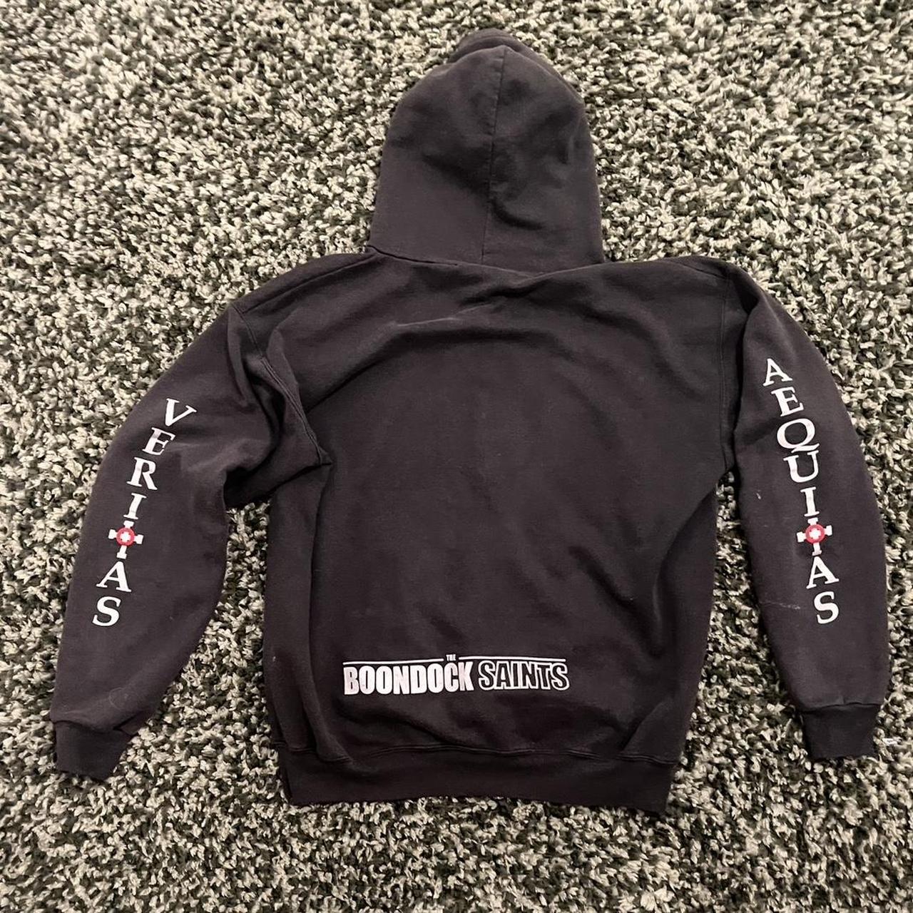 Boondock Saints vintage y2k zip up hoodie -size xl,... - Depop