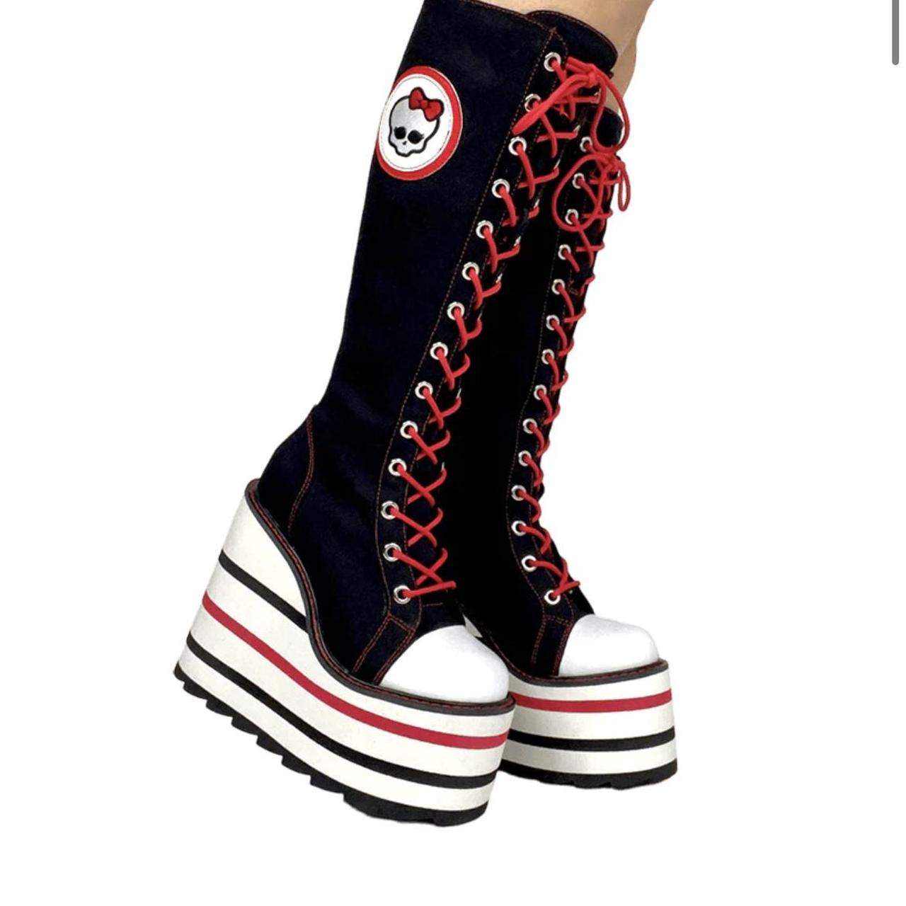 size 8 monster high shoes very comfy worn once a... - Depop