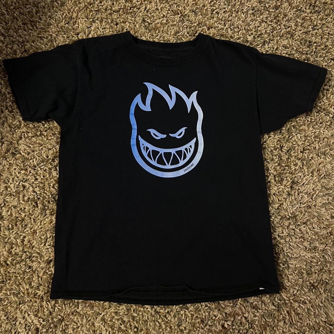 Graphic spitfire tee. Marked youth large but fits a... - Depop