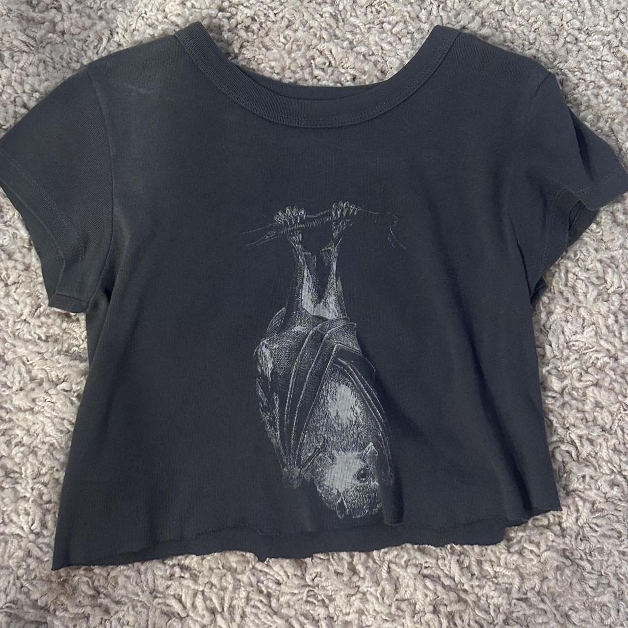 Brandy bat shirt hand cropped. - Depop