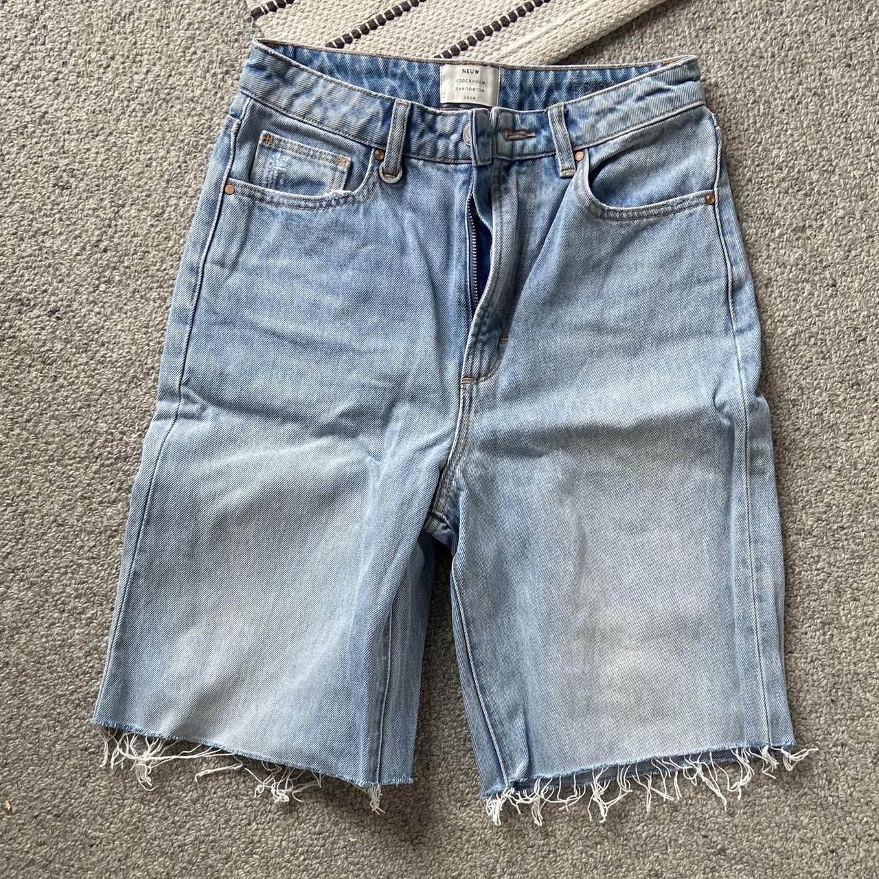 Neuw denim jorts. These are the Frida Jean which... - Depop